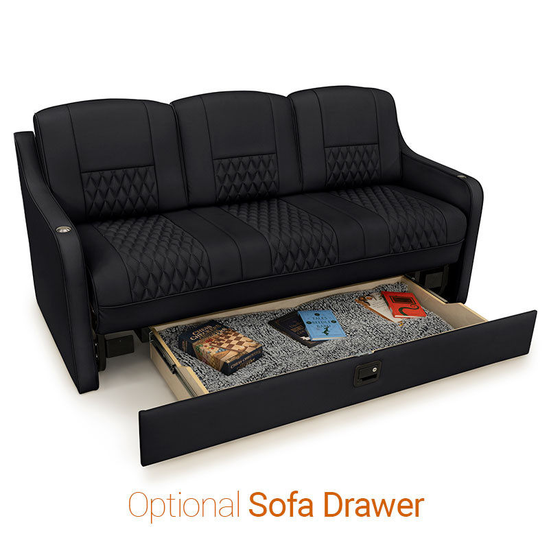 Qualitex Gravitas Console DX RV Sofa Bed, RV Furniture - Shop4Seats.com